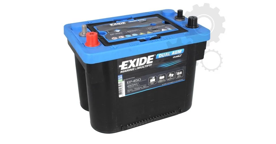 Exide EP450 50Ah/750A DUAL AGM Akkumulátor - EXIDE Akkumulátor ...